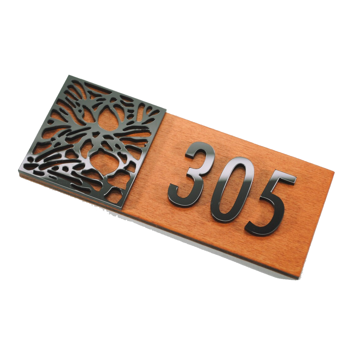 Dekoratif Ahşap Otel Odası Kapı Numarası